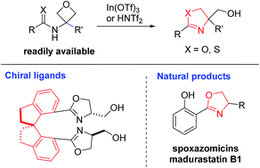 A mild catalytic synthesis of 2-oxazolines via oxetane ring-opening ...