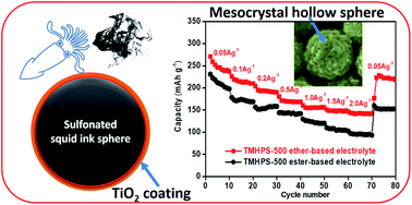 Bio-derived 3D TiO2 hollow spheres with a mesocrystal nanostructure to ...