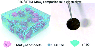 A composite solid polymer electrolyte incorporating MnO2 nanosheets ...