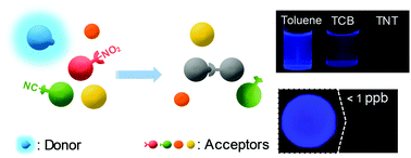 Instantaneous detection of explosive and toxic nitroaromatic compounds ...
