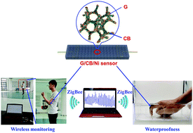 A wearable, waterproof, and highly sensitive strain sensor based on three-dimensional graphene ...
