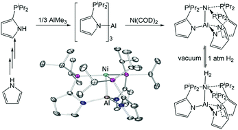 Ni complexes of an alane/tris(phosphine) ligand built around a strongly ...