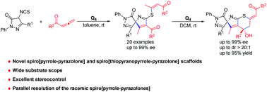 Asymmetric sequential annulation/aldol process of 4-isothiocyanato ...