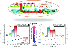 Surface functional group modification induced partial Fermi level ...