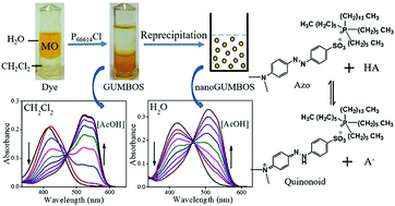 Fabrication of a GUMBOS-based acid–base indicator: smart probe for ...
