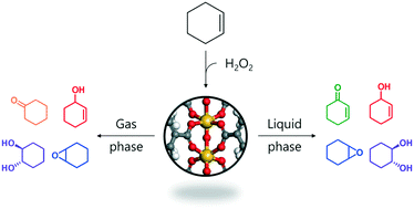 Cyclohexene epoxidation with H2O2 in the vapor and liquid phases over a ...