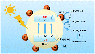 Photocatalytic reductive defluorination of perfluorooctanoic acid in ...