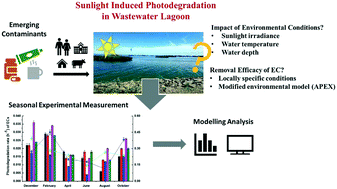 Photodegradation of emerging contaminants in a sunlit wastewater lagoon ...