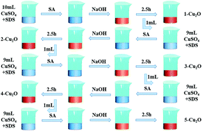 Preparation of Cu2O nanocubes with different sizes and rough surfaces ...