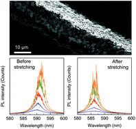 Flexible and tensile microporous polymer fibers for wavelength-tunable ...