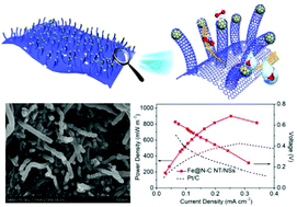 Encapsulation of Fe nanoparticles into an N-doped carbon nanotube ...
