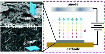 Enhanced field emission performance of MXene–TiO2 composite films ...