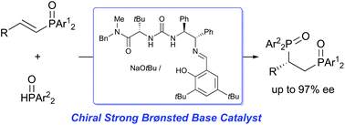 Enantioselective hydrophosphinylation of 1-alkenylphosphine oxides ...