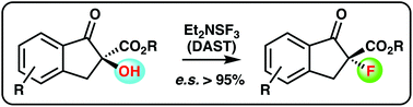Enantiospecific deoxyfluorination of cyclic α-OH-β-ketoesters - Organic ...
