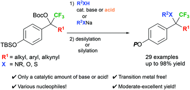 Construction of fully substituted carbon centers containing a ...