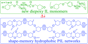 Cycloaliphatic epoxidized ionic liquids as new versatile monomers for ...