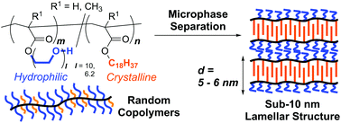 Design guide of amphiphilic crystalline random copolymers for sub-10 nm ...