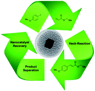Mesoporous-silica-coated palladium-nanocubes as recyclable nanocatalyst ...