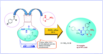 Synthesis of highly functionalized thiazolo[3,2-a]pyridine derivatives via a five-component ...