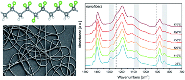 P(VDF-TrFE) nanofibers: structure of the ferroelectric and paraelectric ...