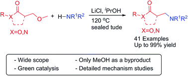 LiCl-promoted amination of β-methoxy amides (γ-lactones) - RSC Advances ...