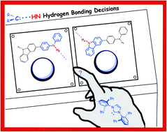 Preferential N–H⋯:C [[double bond splayed right]] hydrogen bonding ...