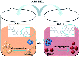 Effects of alkanolamine solvents on the aggregation states of reactive ...