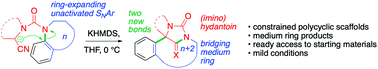 Hydantoin-bridged medium ring scaffolds by migratory insertion of urea ...