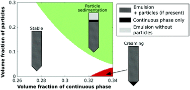 Destabilization and phase separation of particle suspensions in ...
