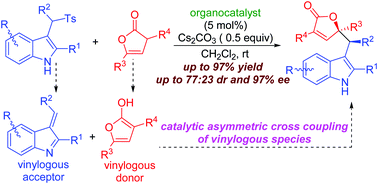 Catalytic asymmetric coupling of vinylogous species via deconjugated ...