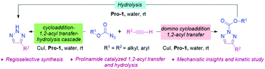 A [3+2] cycloaddition-1,2-acyl migration-hydrolysis cascade for ...