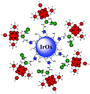 Methodology for functionalization of water oxidation catalyst IrOx ...