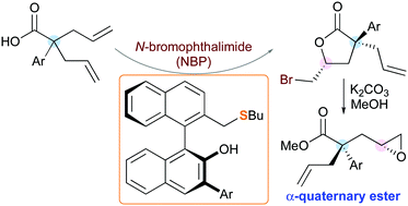 Efficient asymmetric syntheses of α-quaternary lactones and esters ...