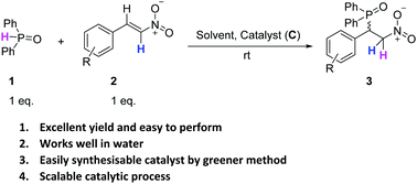 1,1-Diaminoazines as organocatalysts in phospha-Michael addition ...
