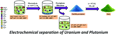 Electrochemical recovery of plutonium from aqueous carbonate waste ...