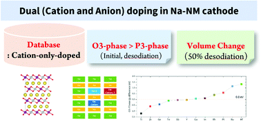 Dual doping with cations and anions for enhancing the structural ...