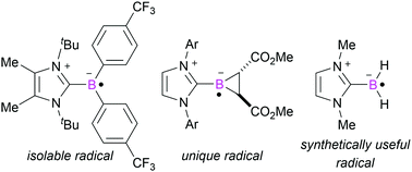 Advances in chemistry of N-heterocyclic carbene boryl radicals ...