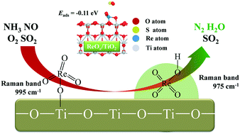 Application of ReOx/TiO2 catalysts with excellent SO2 tolerance for the ...