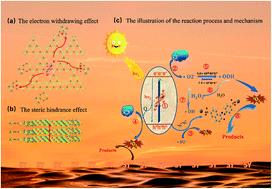 DMAP molecule grafting on a carbon nitride heptazine ring for the ...