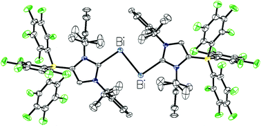 Stabilization of a bismuth–bismuth double bond by anionic N ...