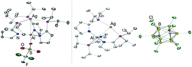Formation of an Ag→Al dative bond is avoided in reactions of an alane ...