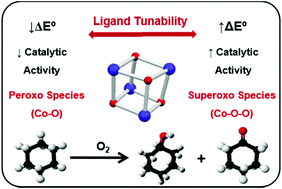 Tailoring the electron density of cobalt oxide clusters to provide ...