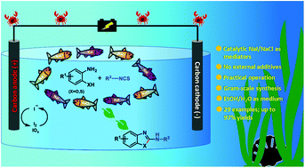Electrochemical NaI/NaCl-mediated one-pot synthesis of 2 ...