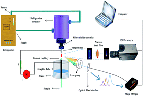 Sensitivity improvement of solution cathode glow discharge-atomic ...