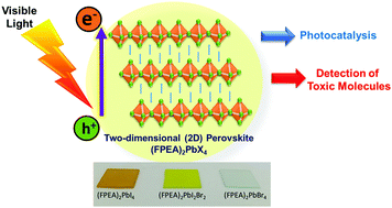 Nanometer-thick [(FPEA)2PbX4; X = I and Br] 2D halide perovskite based ...