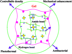 Synthesis and characterization of photothermal antibacterial hydrogel ...