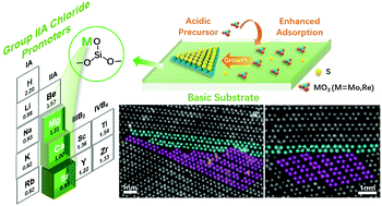 Growth mechanism and atomic structure of group-IIA compound-promoted ...