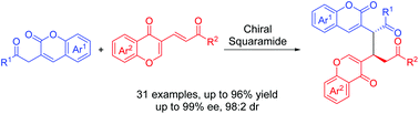 Asymmetric Michael reaction of 3-homoacyl coumarins with chromone-fused ...