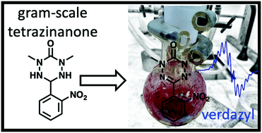 Enhanced synthesis of oxo-verdazyl radicals bearing sterically-and ...