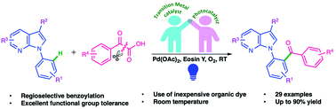 Pd and photoredox dual catalysis assisted decarboxylative ortho ...